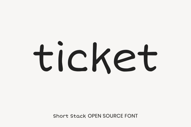 Free: Short Stack open source font | Free Font Add-on - rawpixel - nohat.cc
