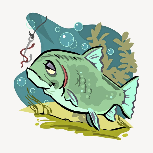 Free: Sick fish clipart, cartoon animal | Free Vector - rawpixel - nohat.cc