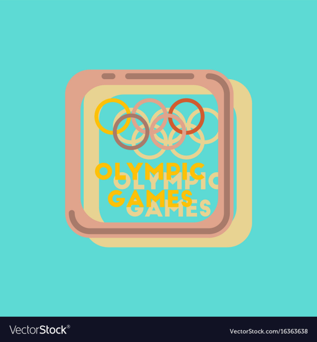 Free: Sign symbol olympics games in sticker style vector image - nohat.cc