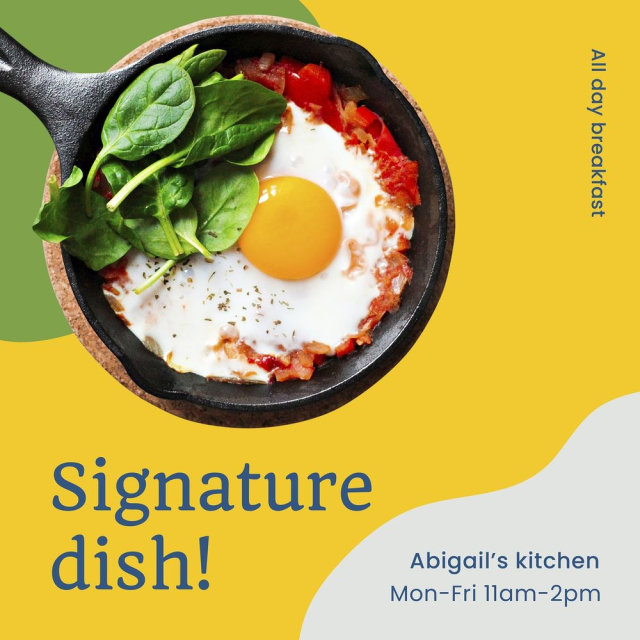 Free: Signature dish Instagram post template, | Free Vector Template ...