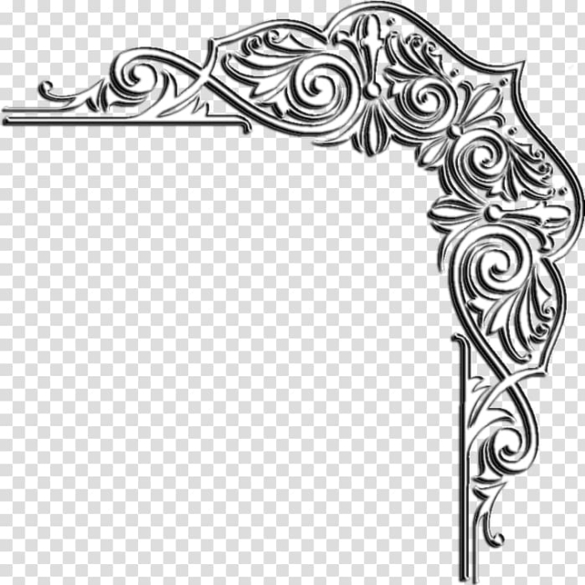 silver wedding border