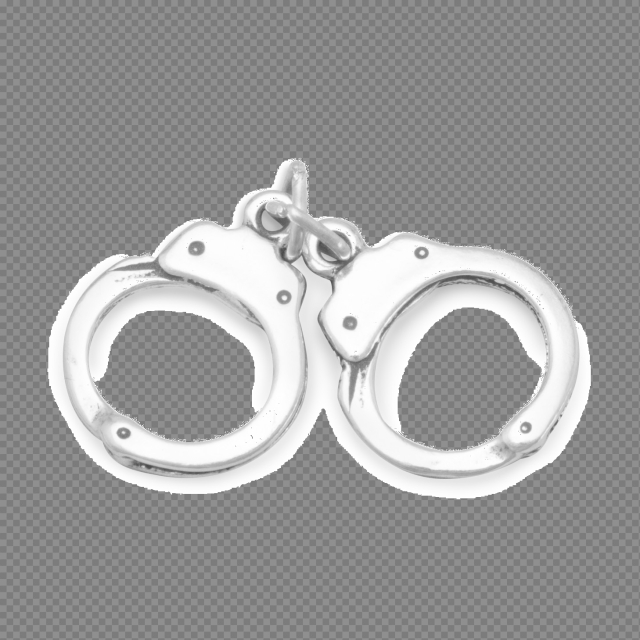 Free: Silver Handcuffs Free PNG Image - nohat.cc