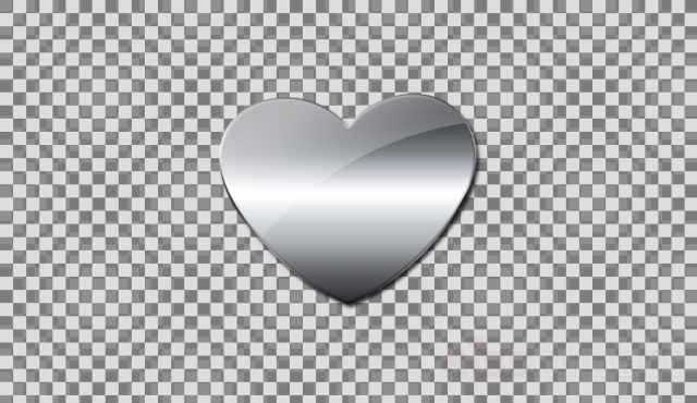 Free: Silver, Heart, transparent png image & clipart free download ...