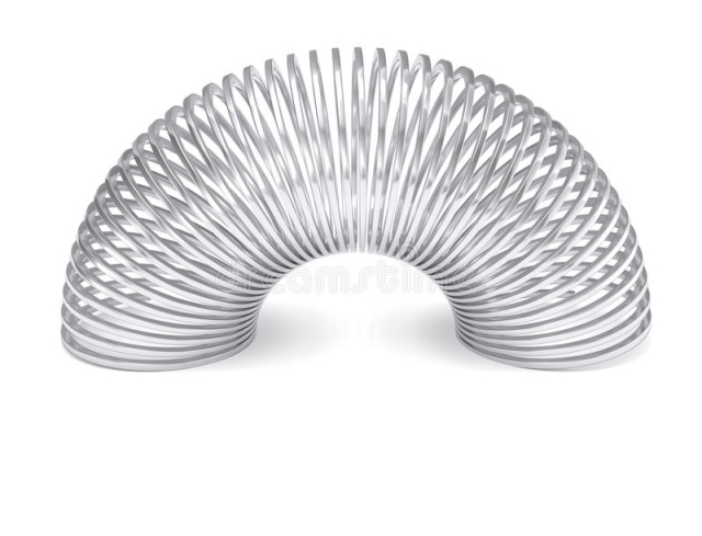 Free: Silver Slinky Spring Isolated Stock Illustration - Illustration ...