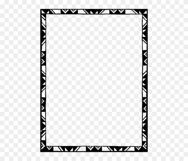 Free: Simple Frames Design Black - Black And White Frames Border Design - nohat.cc