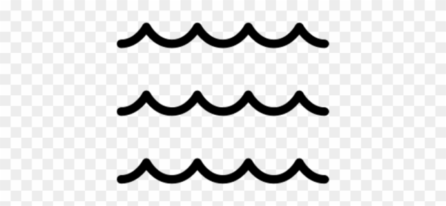 Free: Simple Waves Clipart Black And White Black Wave Lines - Wave Black And White - nohat.cc