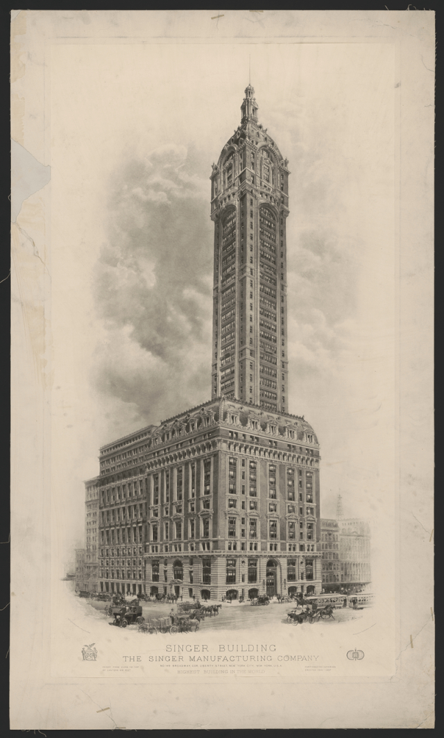 Free: Singer Building, The Singer Manufacturing | Free Photo - rawpixel ...