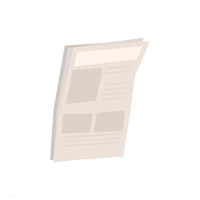 Free: Single newspaper isolated graphic illustratio.. | Free stock ...