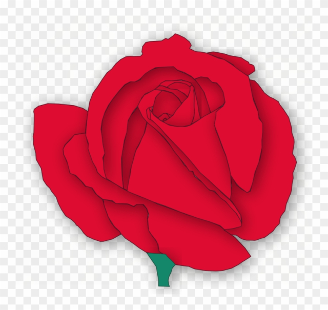 Free: Single Red Rose Clip Art This Large Red Rose Clip Art - Big Rose ...