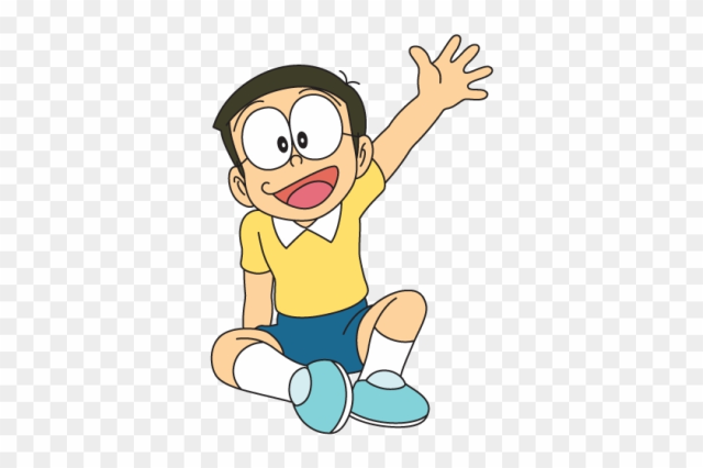 Free: Sitting Image Of Nobita - Nobita Nobi - nohat.cc