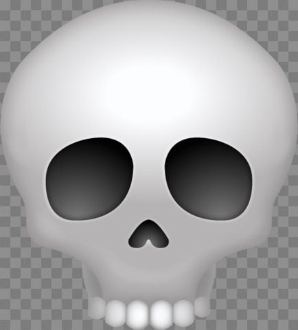 Free: Skull Emoji Png Apple Hd High Resolution - nohat.cc