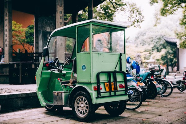 Free: Small Green Auto Rickshaw - nohat.cc