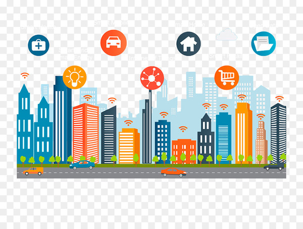 Free: Smart city Smart grid Vector graphics Internet of things ...