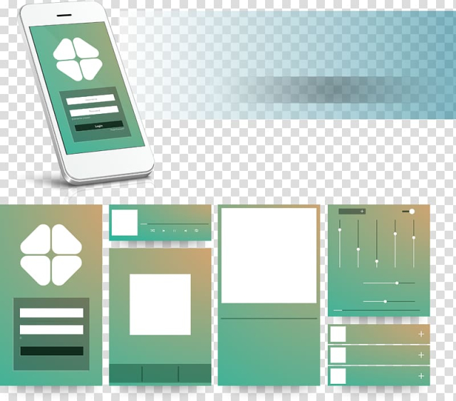 Free: Smartphone Graphic design Mobile app, White smartphone APP ...