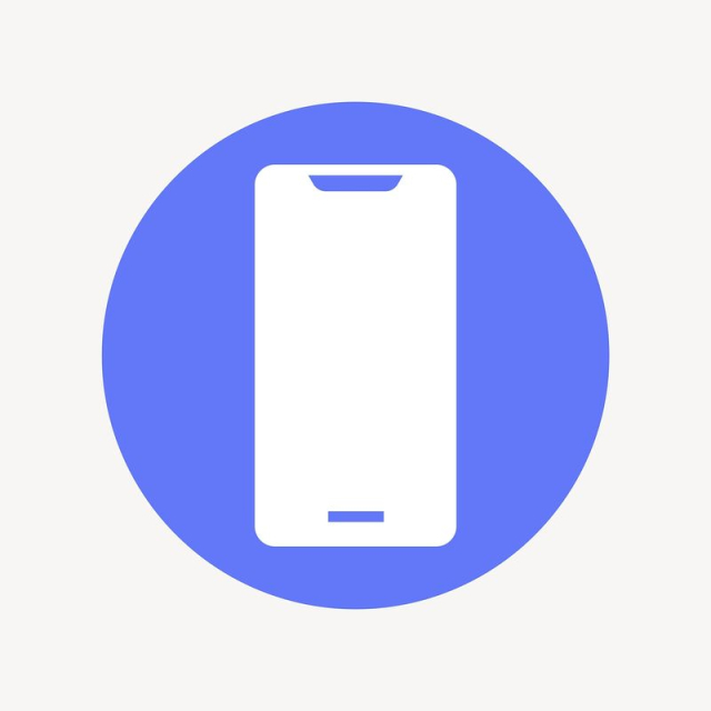 Free: Smartphone icon badge, flat circle | Free Icons - rawpixel - nohat.cc