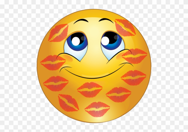 Free: Smiley Faces Emoticons Kisses Clipart - Kisses On Face Emoji ...