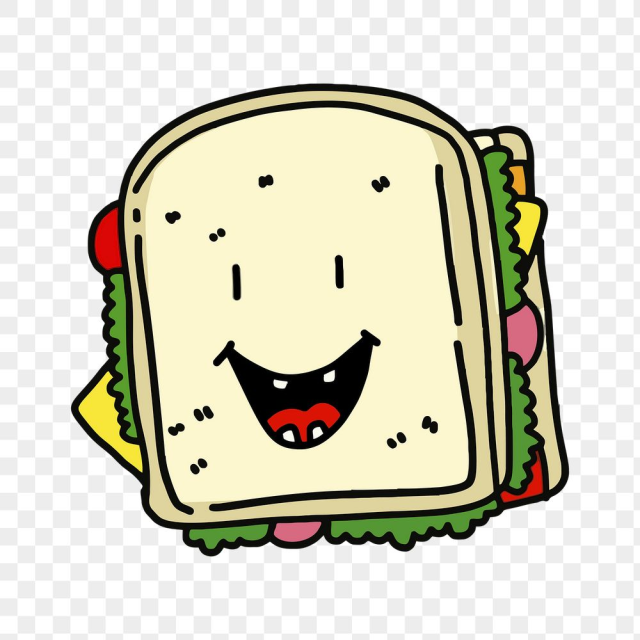 Free: Smiling sandwich png sticker, food | Free PNG - rawpixel - nohat.cc