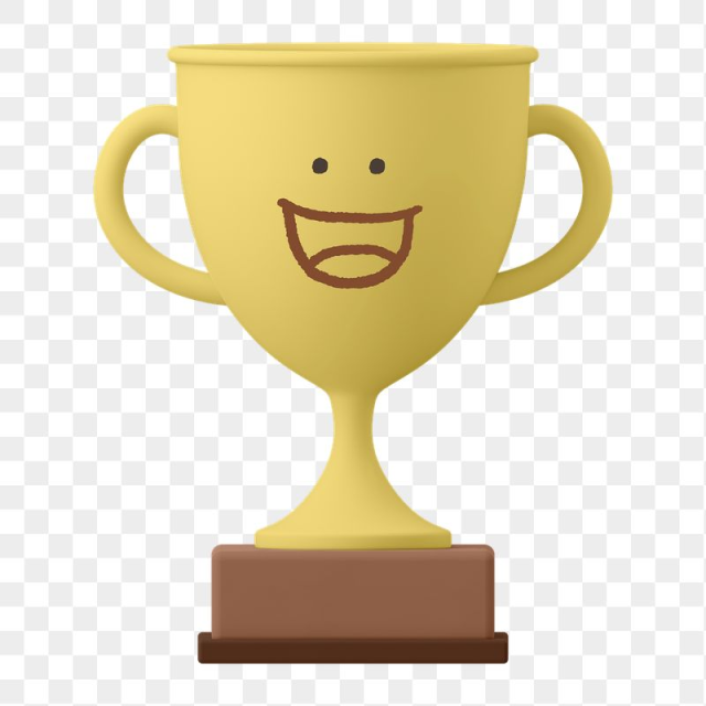 Free: Smiling trophy png sticker, 3D | Free PNG - rawpixel - nohat.cc