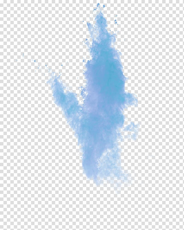 Free: Smoke Powder Color, blue smoke transparent background PNG clipart ...