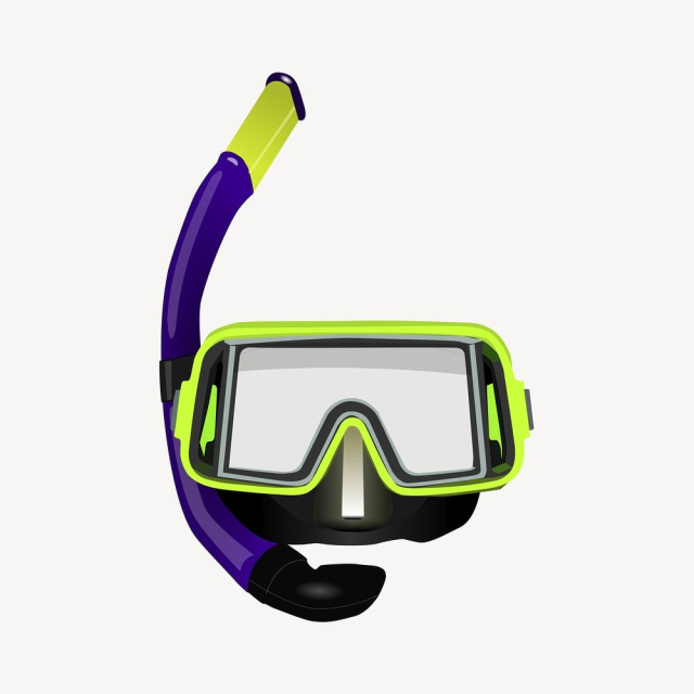 Free: Snorkel sticker, object illustration psd. | Free PSD - rawpixel ...