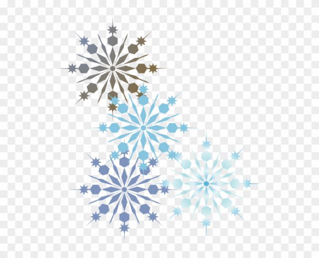 Snowflake Clip Art Borders