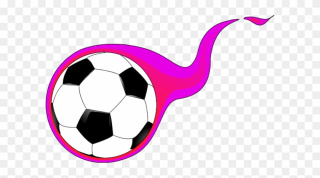 Free: Soccer Clipart Pink - Pink Soccer Ball Clipart - nohat.cc