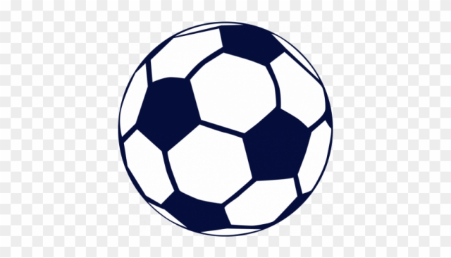 Free: Soccer On Soccer Ball Clip Art And Award Certificates - Navy Blue ...