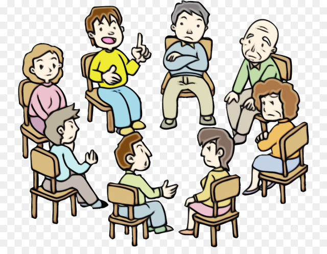 Free: social group people cartoon clip art sharing - nohat.cc
