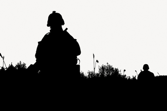Free: Soldier silhouette border collage element | Free PSD - rawpixel ...