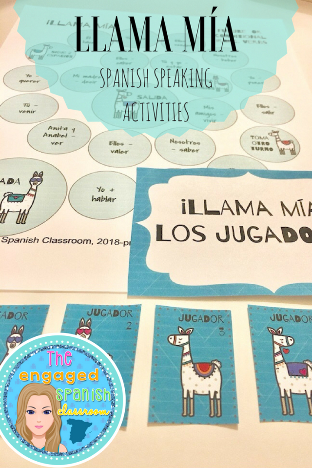 Free: Spanish speaking activities, spanish speaking game, spanish class ...