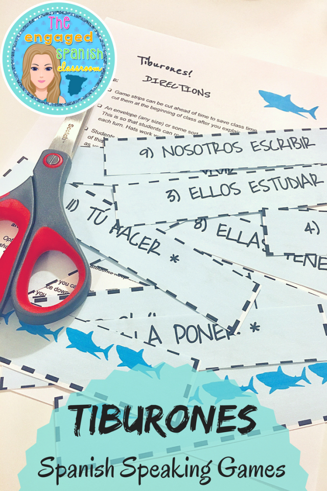 Free: Spanish speaking activity, spanish class games, spanish games ...