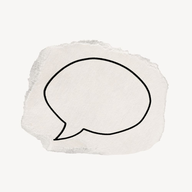 Free: Speech bubble doodle clipart, ripped | Free PSD - rawpixel - nohat.cc