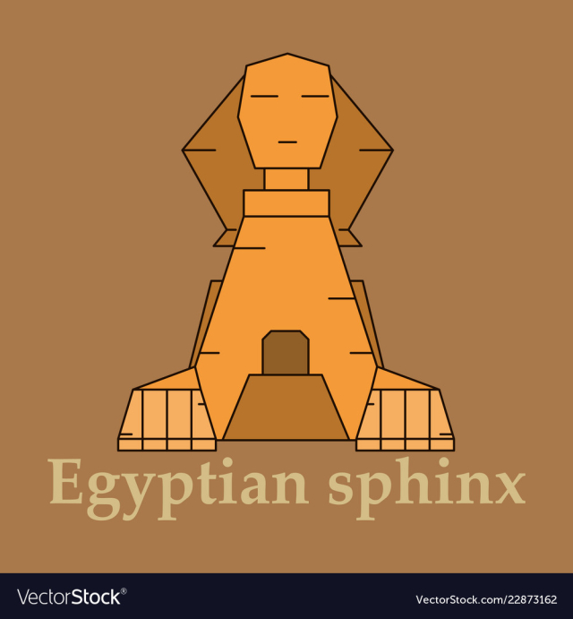 Free: Sphinx head in egypt vector image - nohat.cc