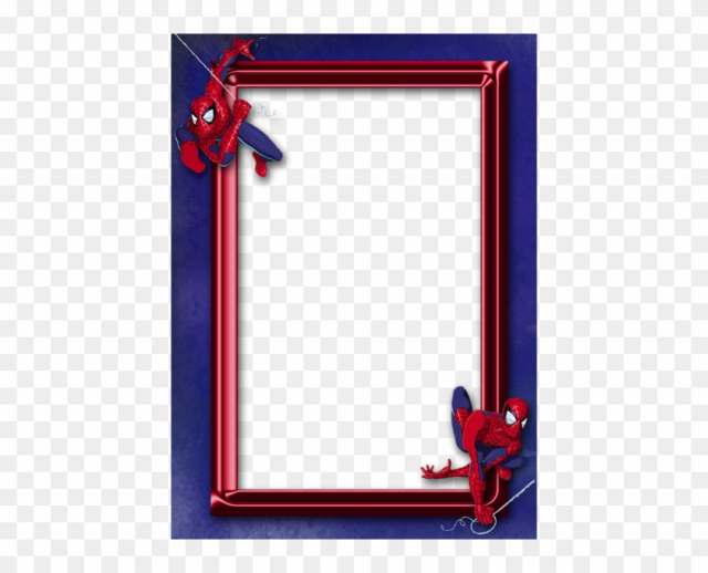 Free: Spider-man Clipart Border - Spiderman Frame - nohat.cc