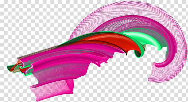 Free: Spirograph Trilogy , purple and green abstract art transparent ...