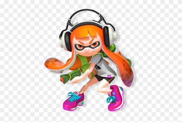 Free: Splatoon Inkling Girl Orange By Squ - Splatoon Inkling Girl ...