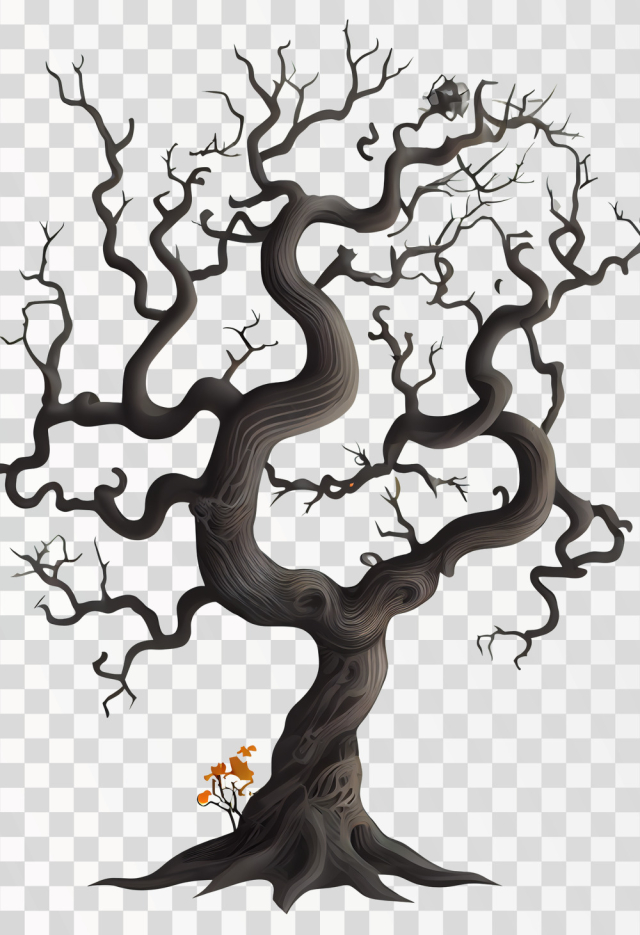 Free: Spooky Tree PNG transparent, halloween tree, tree with skull ...