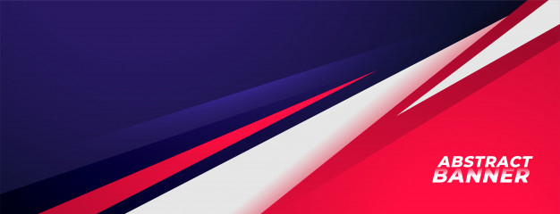 Free: Sports style background banner design in red and purple colors ...