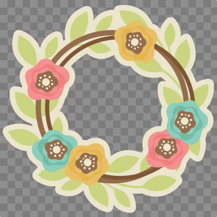 Free: Spring Wreath SVG cutting file free svg cut files free svgs ...