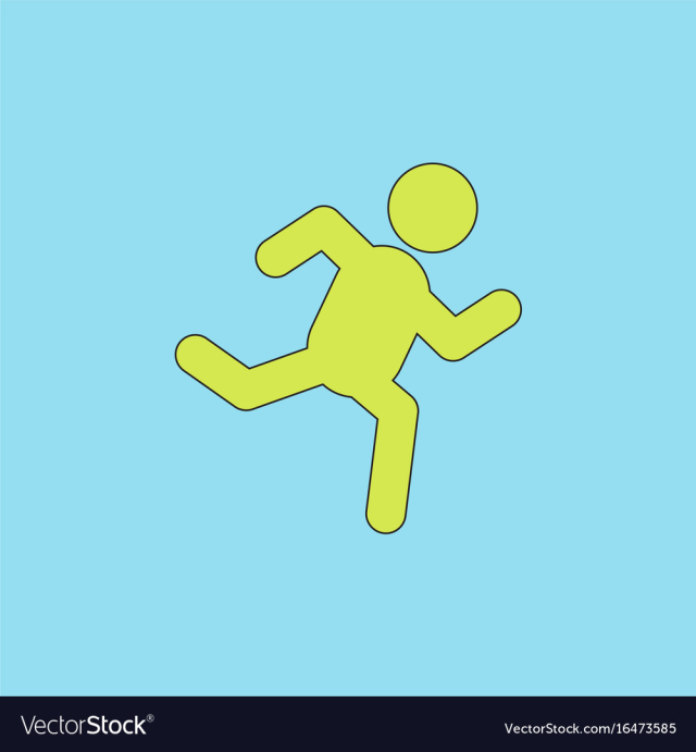 Free: Sprinter icon man run silhouette vector image - nohat.cc