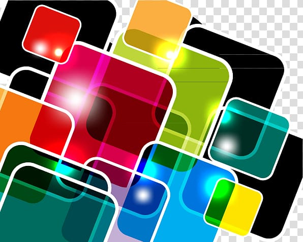 Free: Square Abstract art , SCIENCE box background transparent ...