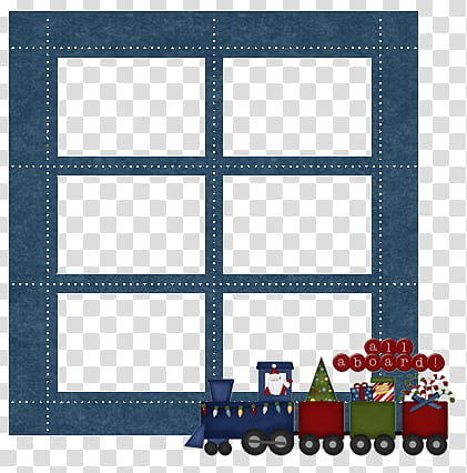 Free: Square blue -collage frame transparent background PNG clipart ...