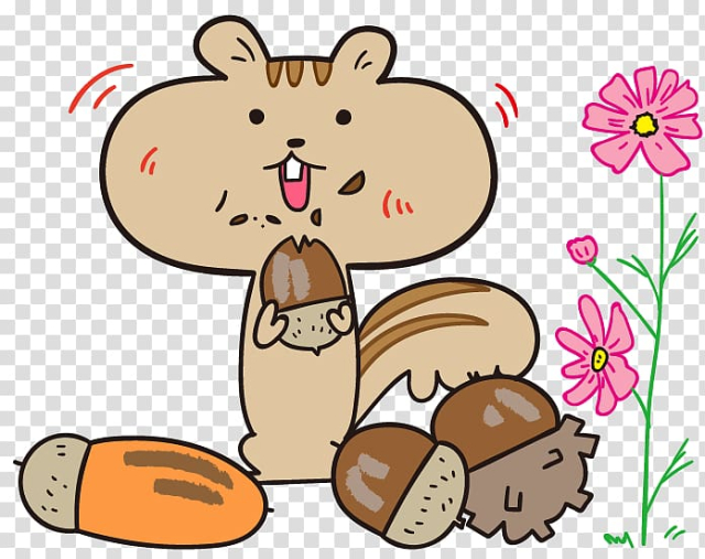 Free: Squirrel Illustration Autumn Whiskers Food, squirrel transparent ...