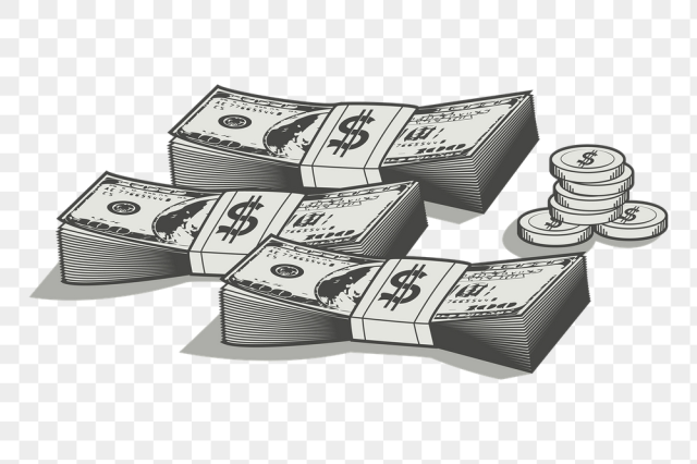 Free: Stacks of money png sticker, | Free PNG - rawpixel - nohat.cc