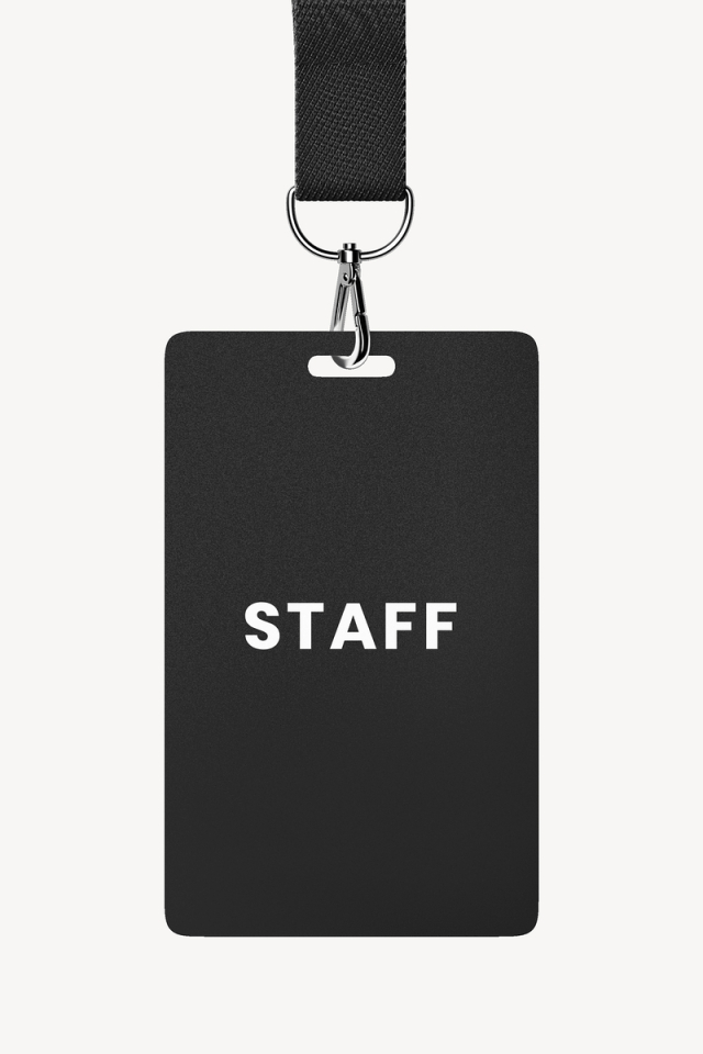Free: Staff card mockup, black 3D | Free PSD Mockup - rawpixel - nohat.cc