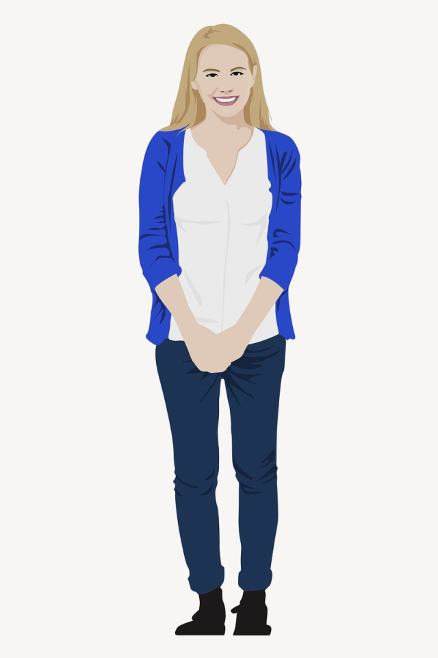 Free: Standing woman, full length character | Free PSD - rawpixel ...