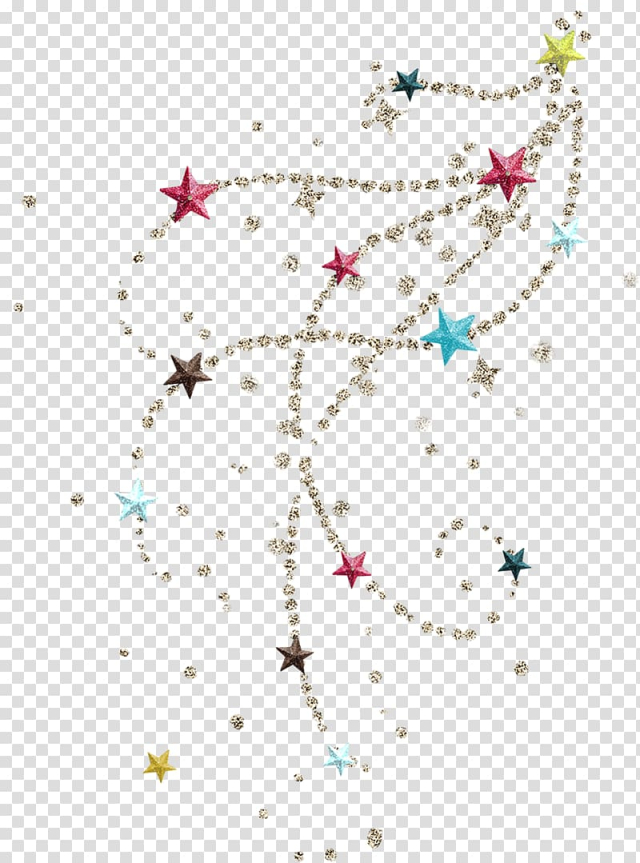 Free: Star , Colorful star material map transparent background PNG ...