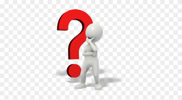 Free: Stick Man Thinking Clipart - Human Question Mark Png - nohat.cc