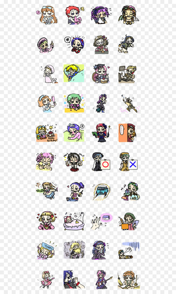 Free: Sticker LINE Emoji Illustration Clip art - line spacing material ...