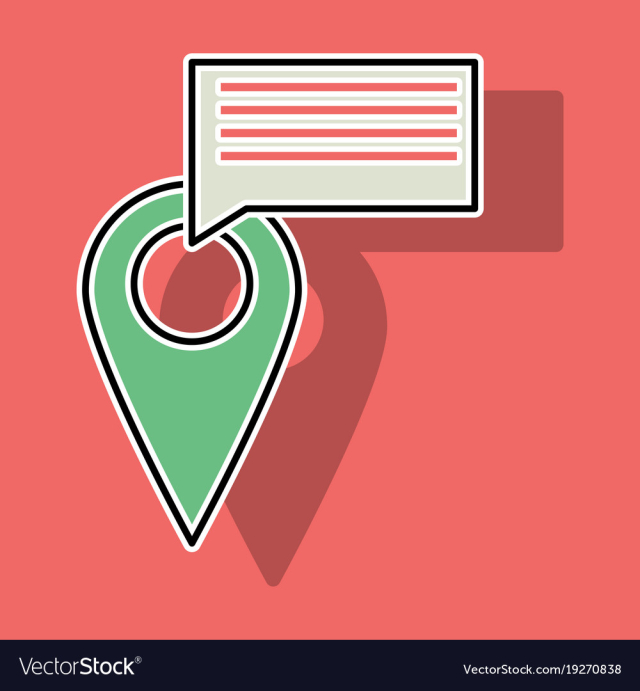 Free: Sticker navigation geolocation icon in flat vector image - nohat.cc